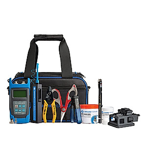Jonard Tools TK-185PON FTTH Prep Kit w/ PON Power Meter, Fiber Cleaver, VFL, and More