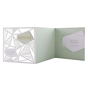 Hallmark Birthday Card for Brother from Geometric Laser-cut Design