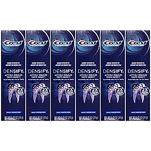 Crest Pro-Health Densify Daily Protection Toothpaste, Travel Size 0.85 oz (24g) - Pack of 6, Travel, 0.85 Ounce