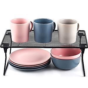 Kitchen Counter and Cabinet Shelf Organizer (2-Tier Organizer)