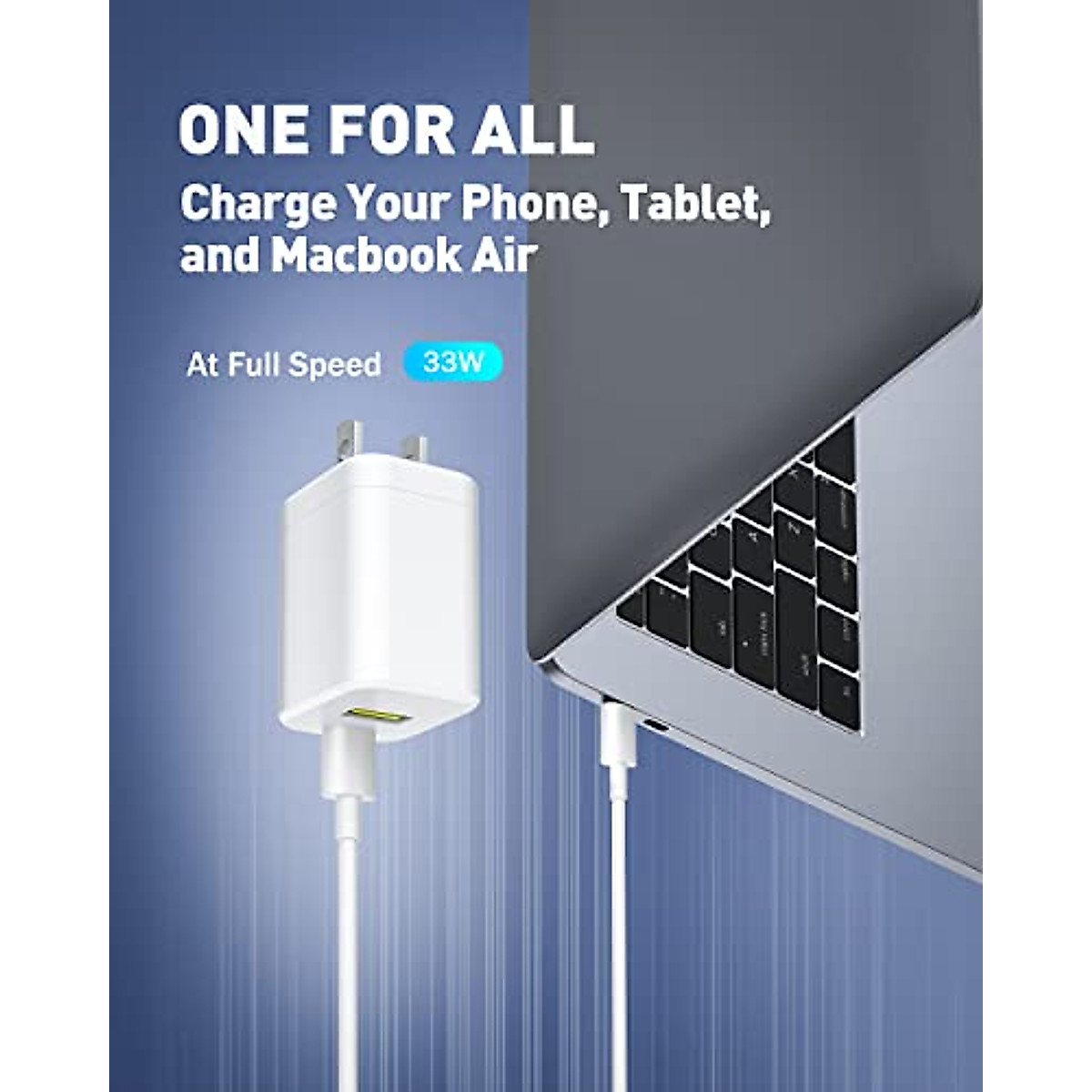 USB C Wall Charger,USB C Charger Block,Fast Charger Block Compatible for Samsung Galaxy S23 S22 Ultra S21 S20+ Watch 5 A71 A20 A14 A23,33W Dual Port for iPhone 14 13 12 Pro Max Apple Watch Series 8