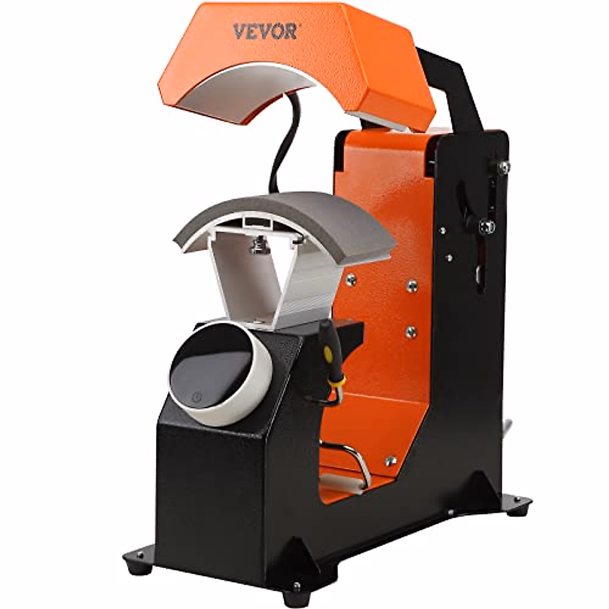 VEVOR 3-in-1 Auto Hat Heat Press Machine for Caps - No Crease, Automatic Release&Press Knob-Style Digital Control Panel, with 3pcs Interchangeable Platens(6.6" x 2.7", 6.6" x 3.8", 6.1" x 3")