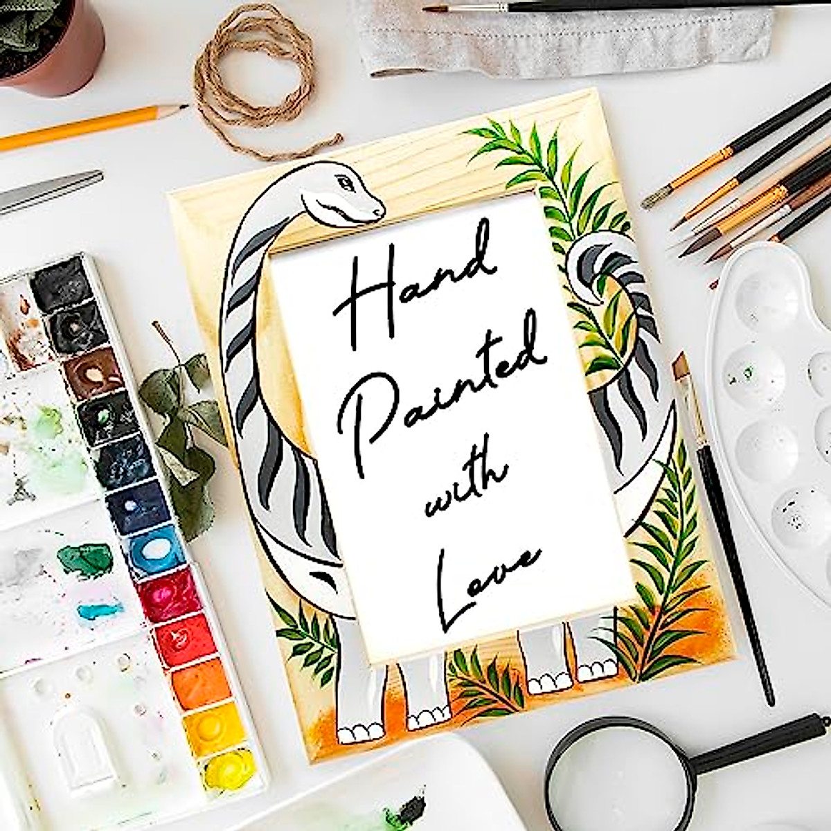 AEVVV Dinosaur Picture Frame 4x6 - Perfect Dinosaur Photo Frame for Nursery Decor - Dinosaur Pictures Frame for Wall Decor, Tabletop Display, Photo Gallery - Dinosaur Decorative Picture Frames