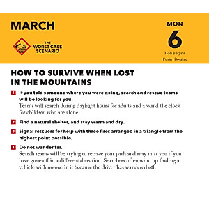 Worst-Case Scenario 2023 Daily Survival Calendar