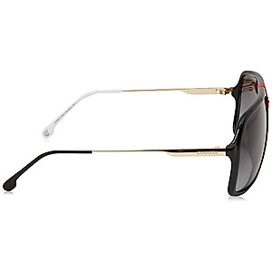 Carrera 1019/S Pilot Sunglasses, Gold/Gray Shaded, 64mm, 10mm