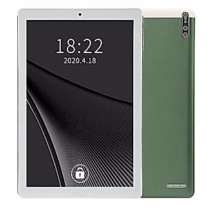 Tablet, 3G Network and 5G WiFi 8 Core Processor Tablet 10 Inch 3GB RAM and 64GB ROM 3 Card Slots IPS HD Screen for Daily for Office for Children (US Plug)