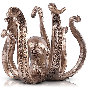XINGYAN Octopus Resin Mug & Accessory Holder,Unique Design,Space Saving Storage for Mugs,Jewelry, Watches & Keys - Ideal Gift(Octopus)