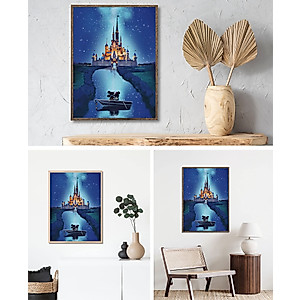 JAKI Diamond Painting Kits for Adults-Castle Diamond Art Kits for Adults,Gem Art Kits for Adults Pictures Arts Craft for Home Wall Decor (12x16inch)