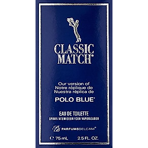 PB ParfumsBelcam Classic Match CM Eau De Toilette Spray, Our Version of a Designer, 2.5 fl Oz.