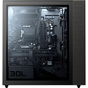 HP OMEN 30L GT13 Gaming Desktop Computer - AMD Ryzen 7 5700G 8-Core up to 4.60 GHz CPU, 64GB RAM, 4TB NVMe SSD, AMD Radeon RX 6700XT 12GB GDDR6 GPU, Custom Case Lighting, Windows 11 Pro, Jet Black