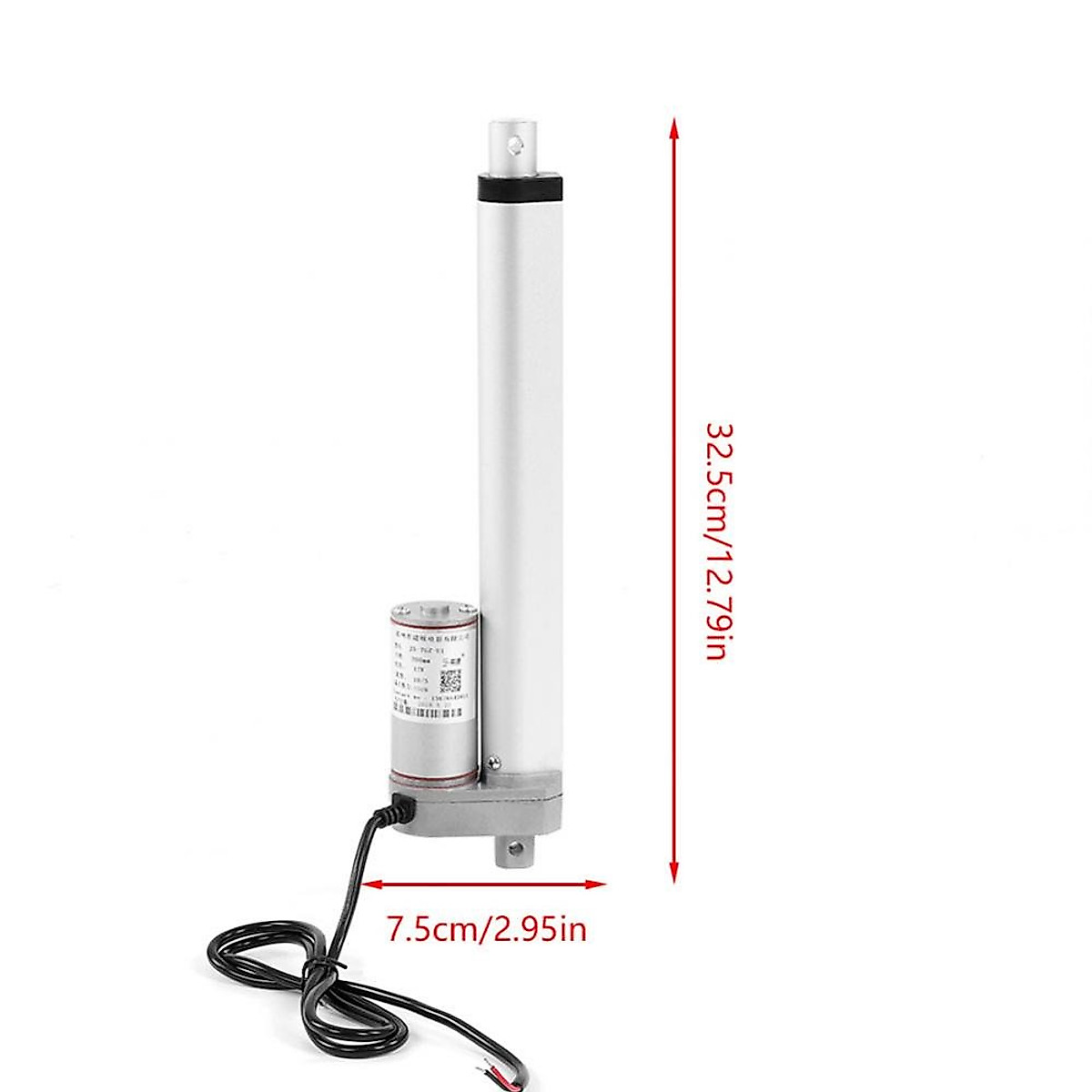 Electric Linear Actuator,DC 12V 750N Force 150-700mm Stroke Waterproof Multifunction Straight Line Actuator Motor Controller for Automotive Medical Devices etc(200mm)