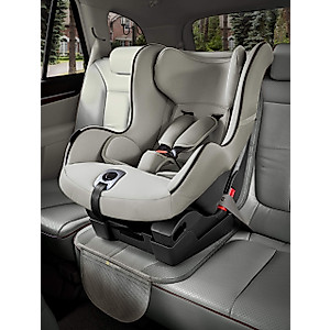 Tike Smart Premium Car Seat Protector (Gray (Grey), High Back)
