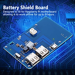 Lipo Battery Expansion Board, 3 Power Pack Expansion Board with Independent Field Power Supply and USB Output