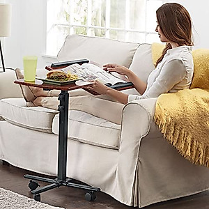 OneSpace Angle and Height Adjustable Laptop Computer, Dual Surface, Cherry Red