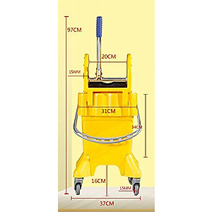 Mop Bucket with Wringer Down Press 8 Gallons