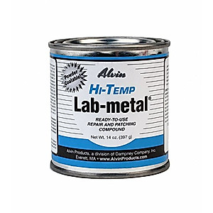 ALVIN 14 oz Lab Metal Hi Temp Repair & Patching Compound 16 oz Lab Solvent Thinner