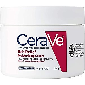 CeraVe Itch Relief Moisturizing Cream, 12 oz - Pack of 2
