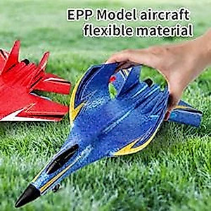 Aquard Duck RC Airplane - Multi-Directional Remote Control Plane with Smart Gyroscope, Anti-Collision Silicone Nose RC Plane, Long Battery RC Glider for Kids and Adults (Yellow)