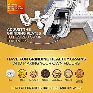 Corona Corn & Grain Mill with High Hopper