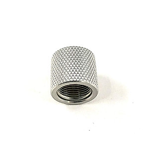 DB TAC 1/2 x 28 Thread Protector Aluminum 6061 T6 Silver Color 1/2-28 Thread