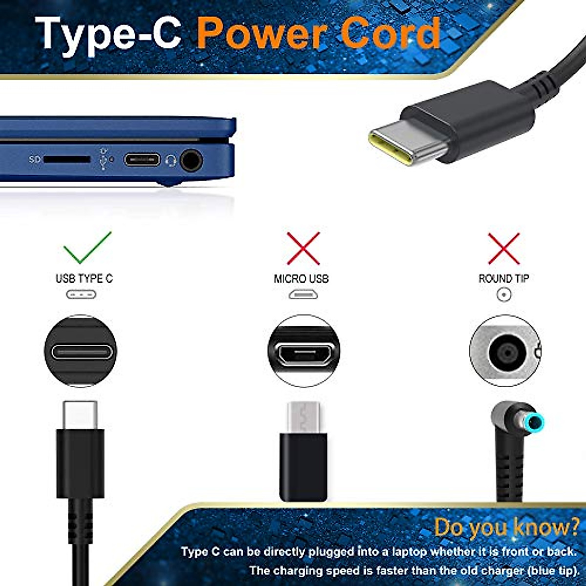 New acer chromebook Charger, 45W USB-C Laptop Charger for Acer Chromebook Spin 311 315 CP311 CP315 CB311 CB315, Chromebook Spin 11 13 15 R13 713 714 715 C721 C732 C733 C933 Type C N16Q14 N17Q5 N18Q1