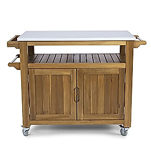 homestyles Maho Brown Outdoor Cart