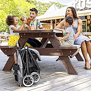 Evenflo Gold Otto Self-Folding Lightweight Travel Stroller (Sapphire Blue)