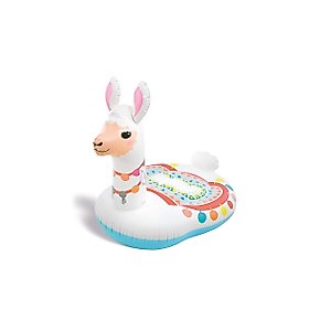 INTEX Cute Llama Inflatable Pool Float: Animal Pool Toy for Kids – 2 Heavy-Duty Handles – 88lb Weight Capacity – 44" x 37" x 53" – for Ages 3+