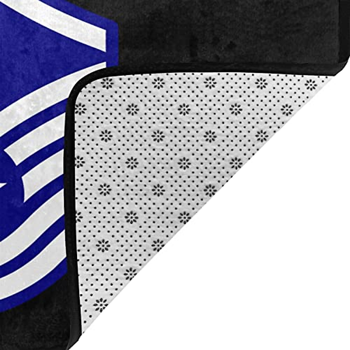 Air Force Master Sergeant 1st SGT Diamond Rank Area Rug Living Room Bedroom Kitchen Sofa Bedside Carpet Floor Mats 36"X24"