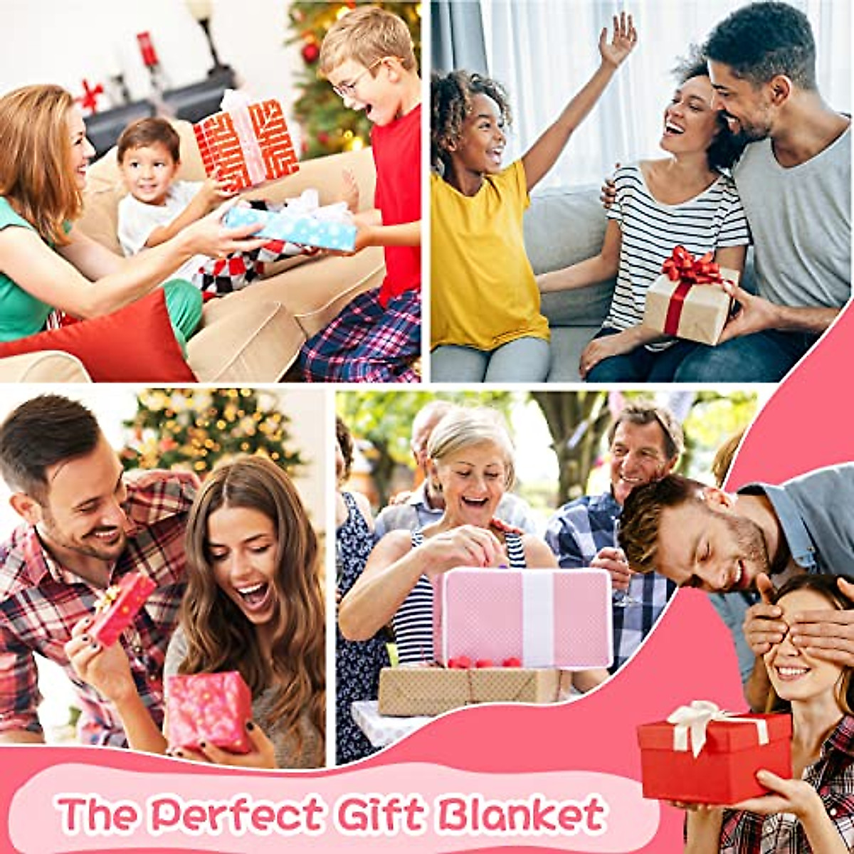 udten Gift for Mom, Mom Blanket for Great Mother Gifts Birthday Gifts for Mom from Daughter Son, The Best Mom Ever Gifts for Birthday Mother's Day Thanksgiving Day Gifts, 60"x50"