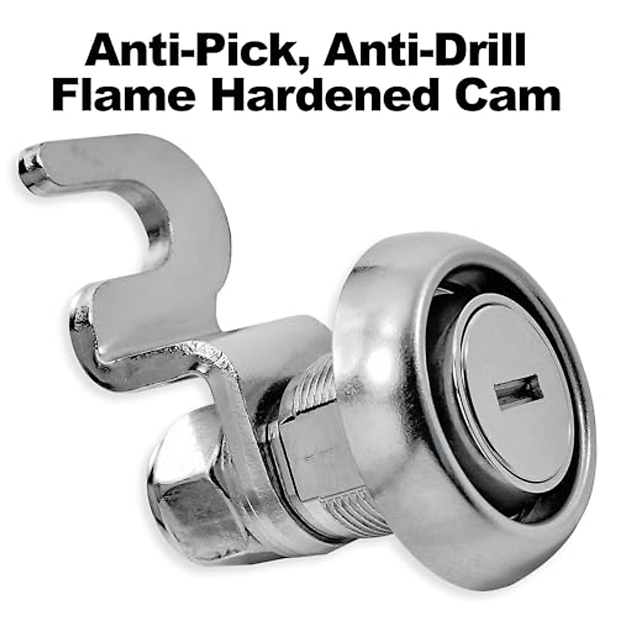 Mail Boss 7506 Mail Manager Curbside Locking Security Mailbox, Black,Large