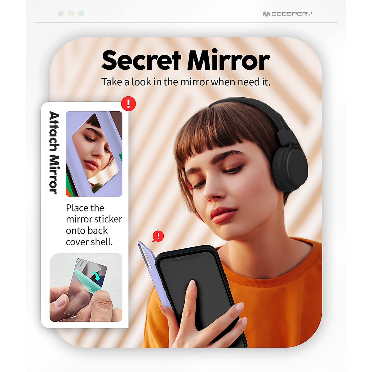 GOOSPERY iPhone 11 Pro Wallet Case with Card Holder, Protective Dual Layer Bumper Phone Case (Lilac Purple)