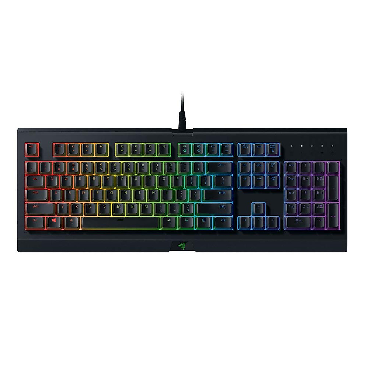 Razer Cynosa Chroma Gaming Keyboard: Individually Backlit RGB Keys - Spill-Resistant Design - Programmable Macro Functionality - Quiet & Cushioned