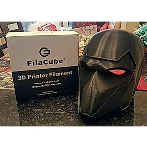 2 Rolls of Black PLA 1.75 Filament - FilaCube PLA 2 1.75mm 3D Printer Filament Plastic Supply Compatible with FDM Printing Ender monoprice prusa cr 10 10s anet creality anycubic anet makerbot