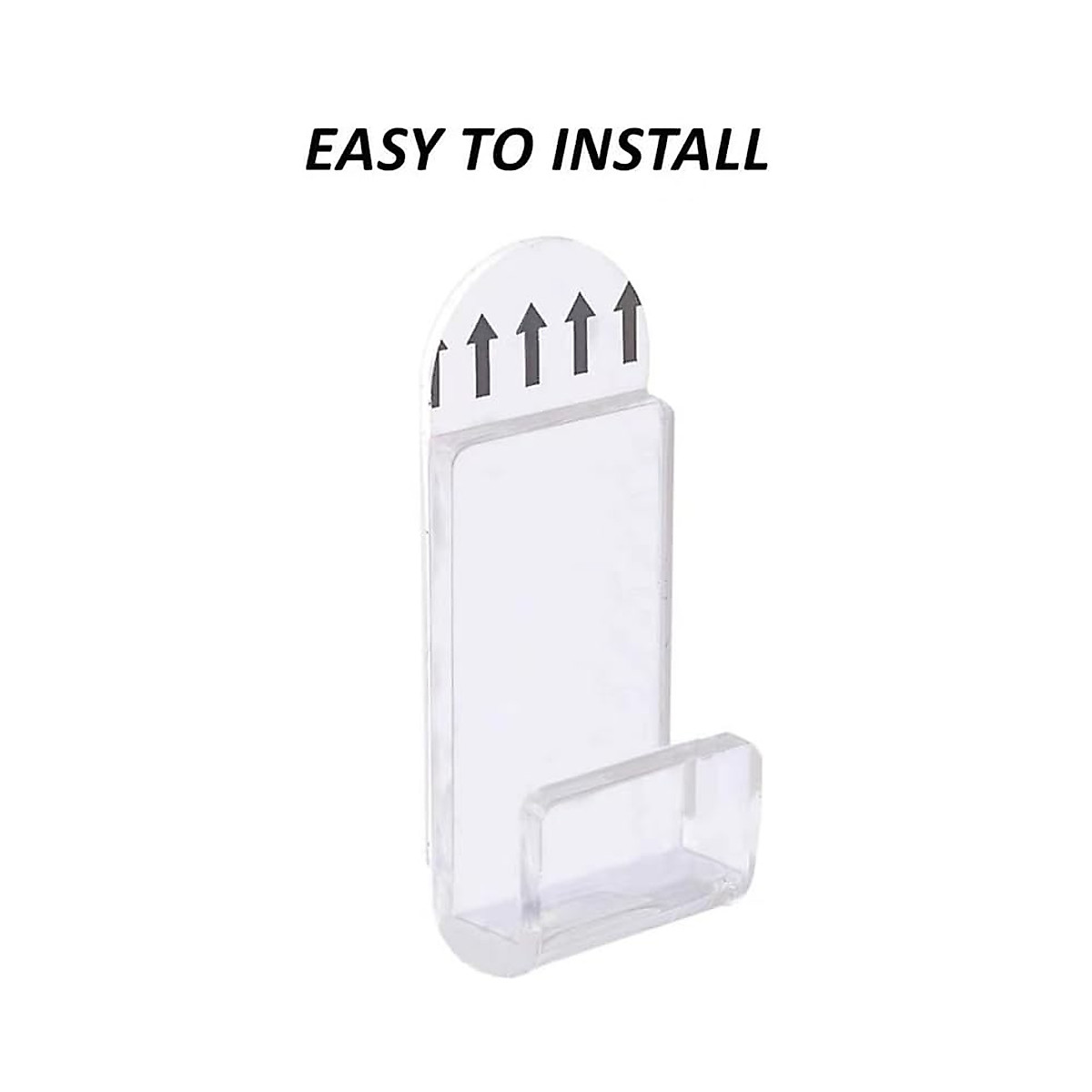 Antilope 6 Sets 18Pcs Vinyl Record Wall Mount Display Holder No Screws, Self Adhesive Clear Acrylic Vinyl Record Hangers Shelf for Album Covers Display and Home Wall Decoration -Single LP