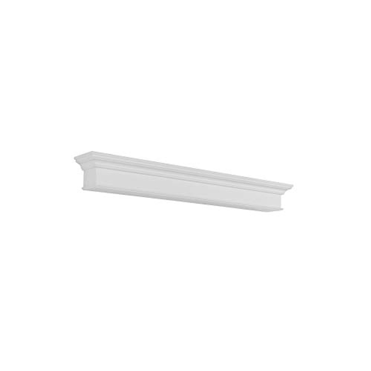 Pearl Mantels 610-72 Henry Mantel Shelf MDF, 72", White Paint