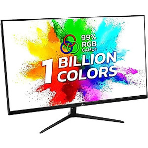 YEYIAN ODRAZ 32” PC Gaming Frameless 4K UHD HDR Monitor 3840x2160 IPS Panel, 1 Billion Colors, Low Blue, 350cd/m2, 1000:1, 60Hz, 4ms, 16:9, 178°, G-Sync, FreeSync, DP/HDMI/USB, Speakers, VESA, Tilt