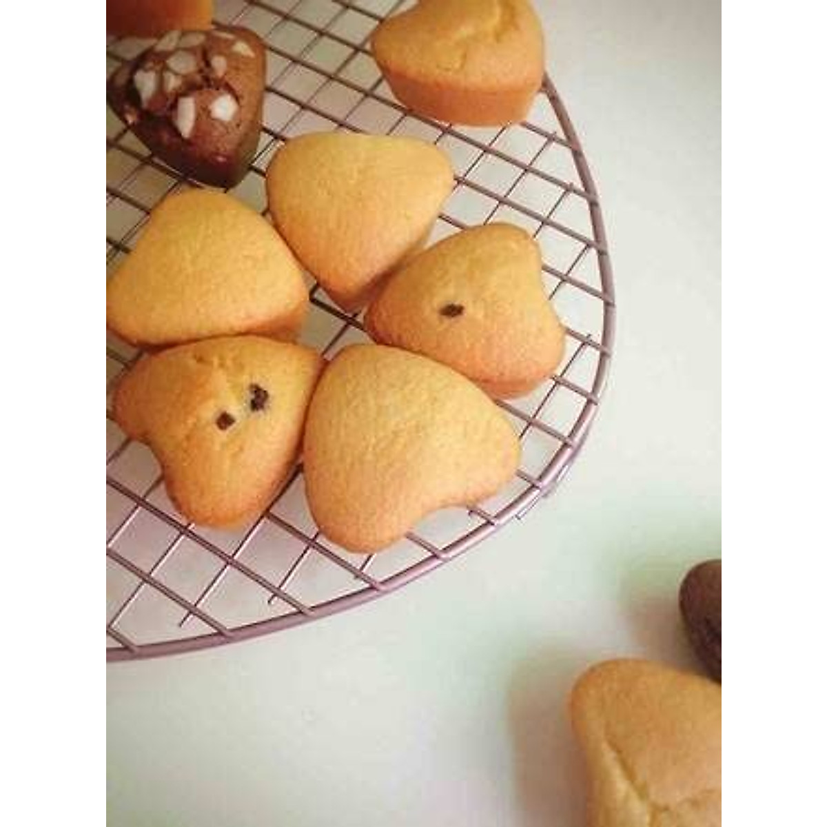 Non-stick mini heart shaped 6 cup muffin pan, black, muffin pan, cupcake pan, carbon steel, for birthday, wedding, party, date and other occasions