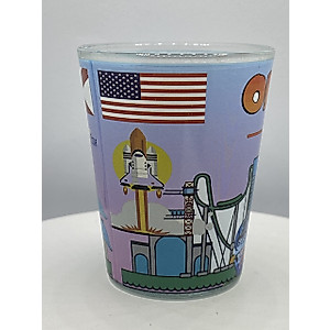 ORLANDO Florida SHOT GLASS 2 OZ.