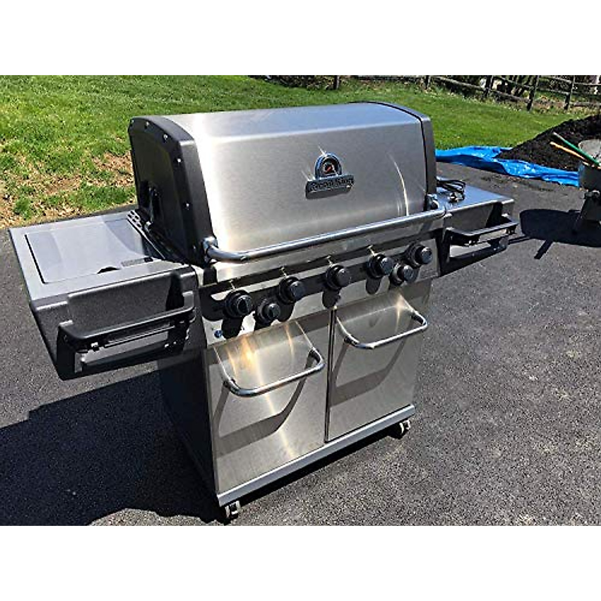 Zljiont Heat Plates Burner and Cross-Over Replacement for Sterling 5020-54 5020-64 5023-64;Huntington 6020-54 6020-57 6020-64 ;Broil King 9625-84, 9625-87, 9635-84 and Others