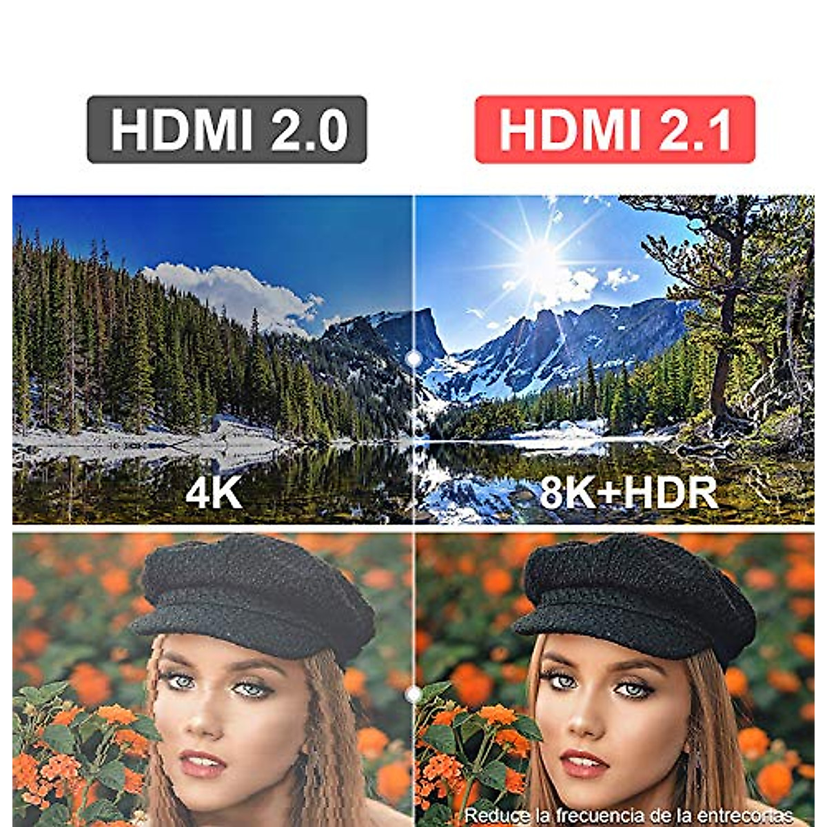8K HDMI Extender 2.1 HDMI Extension Cable 8K@60Hz,4K@120Hz,Utra high Speed HDMI Male to Female Nylon Braided HDMI Extender Cable Compatible with Xbox PS5 PS4 Roku TV Stick Blu Ray Player(9 Feet)