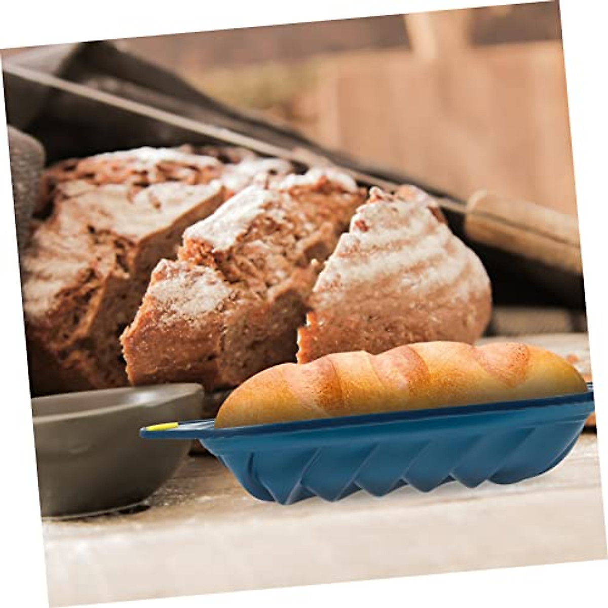 Abaodam Box Thread Cake Mold silicone baking pad silicone baking tray de para gelatinas loaf pan for meatloaf french bread pan dessert moulds DIY baking mold cooking mold