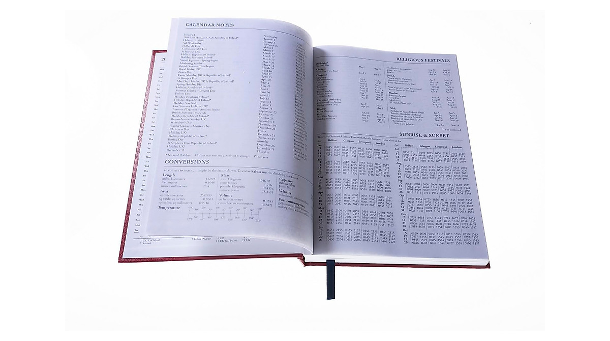 Collins Essential 2024 Daily Planner with Appointments - A5 Blue