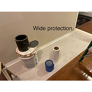 Bridge Cutters Wide Masking Tape Painting 3D Printer Bed Adhesion 6" inch Blue 180 ft 60 Yards Long Painters Removable Paint Protection Non-Slip Over Spray drip Catch Guard Film mask roll