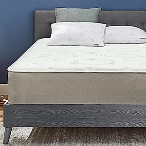 Nutan 14-Inch Firm Double sided Tight Top Innerspring Mattress, Queen, Mink