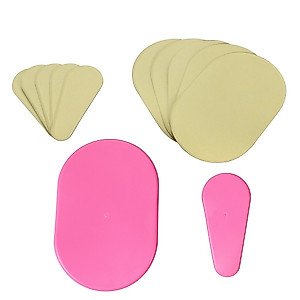 edealing 1SET Smooth Legs Skin Pad Arm Face Upper Lip Hair Removal Remover Set Exfoliator Away