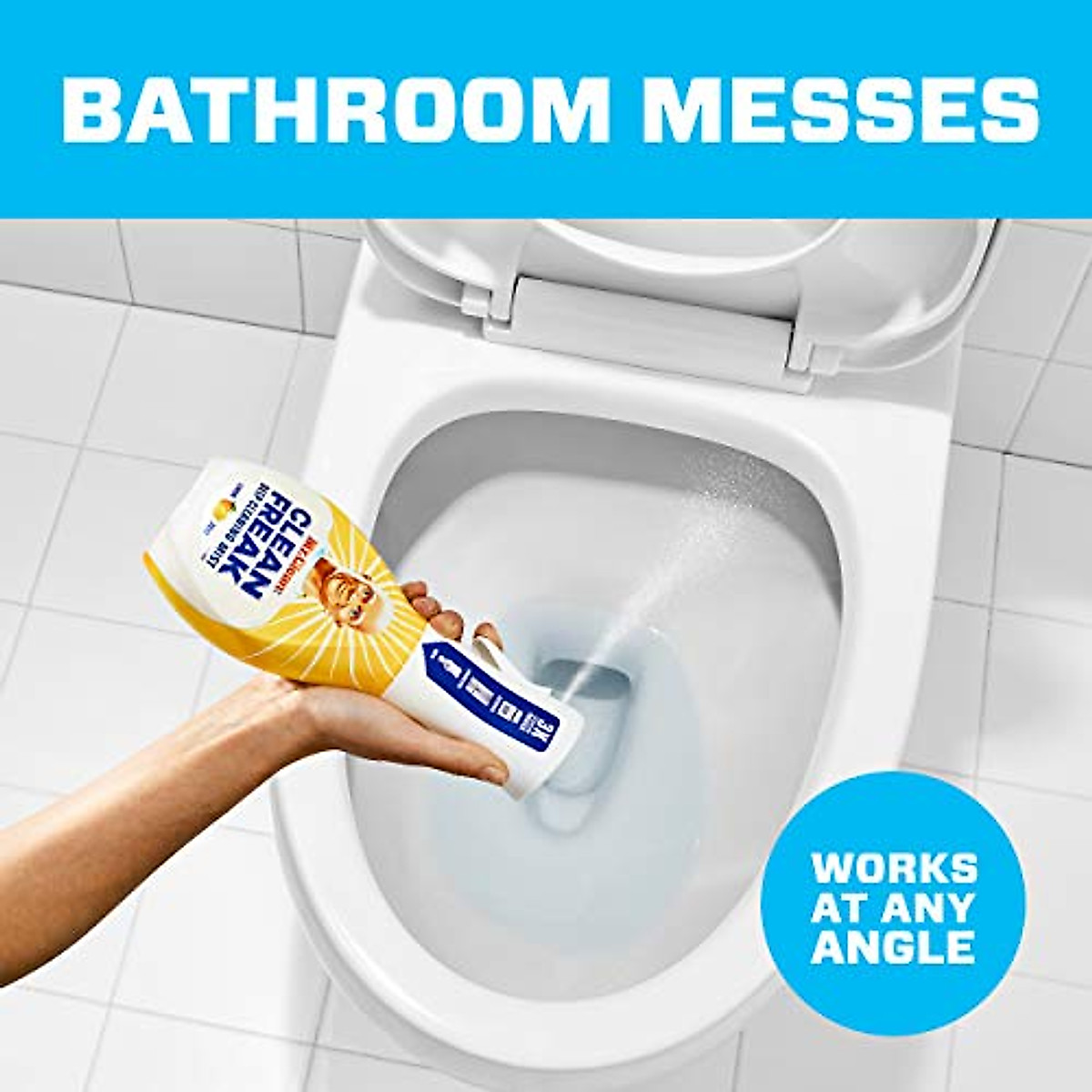 Mr. Clean, Deep Cleaning Mist Multi-Surface Spray, Lemon Zest Scent Refill, 1 Count, 16 Fl Ounce