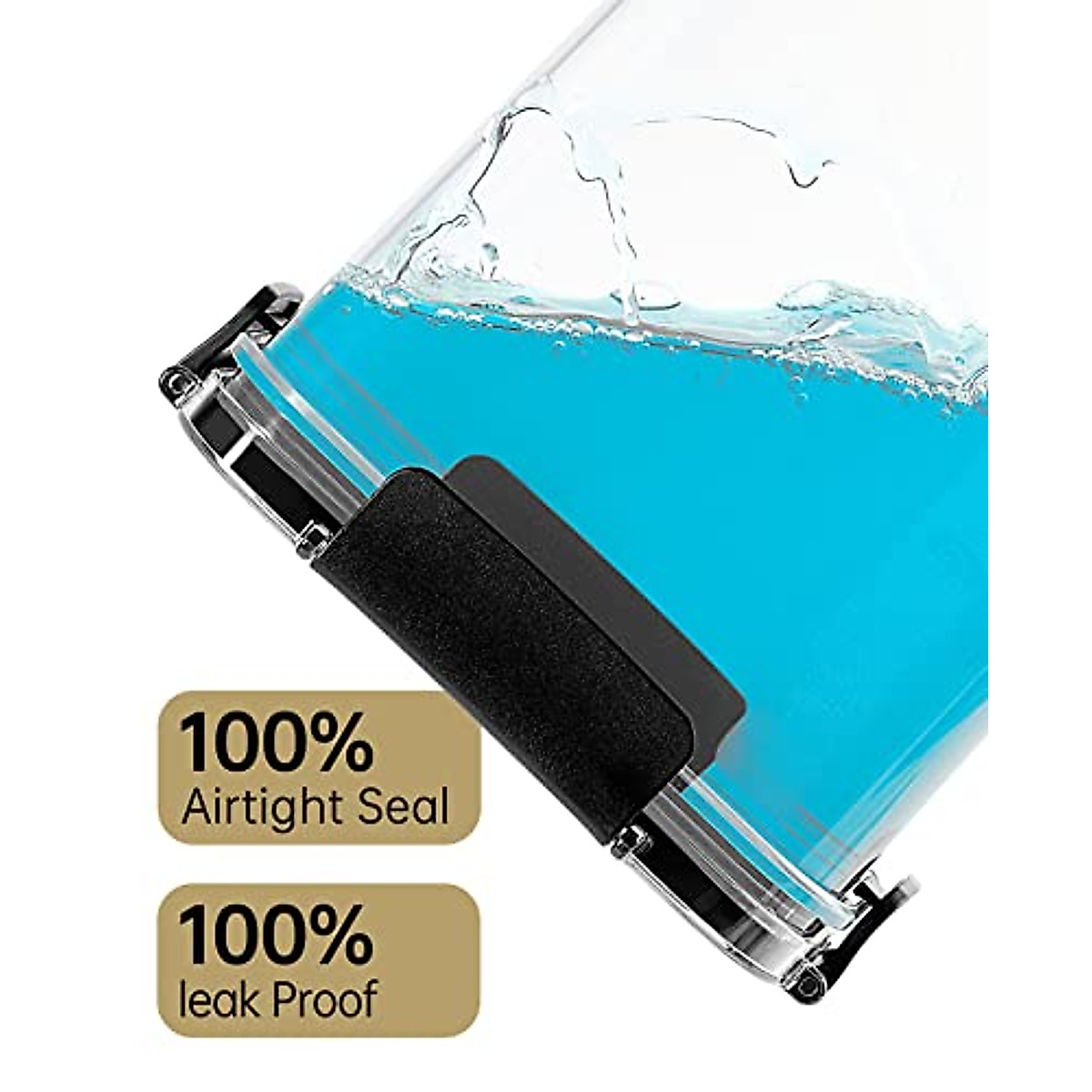 Airtight Food Storage Container Set, 15 Pack Cereal Containers Plastic Food Canisters with Lids, BPA Free,for Pantry Organization Flour Sugar Storage, Marker and Labels