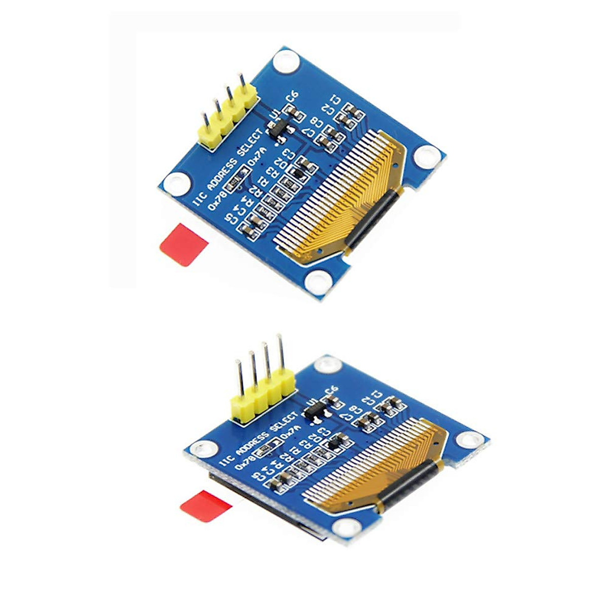 5PCS 0.96 OLED Display Module IIC 128 x 64 Pixel 12864 OLED White I2C 0.96inch OLED Display IIC Serial with SSD1306 Chip for Raspberry Pi