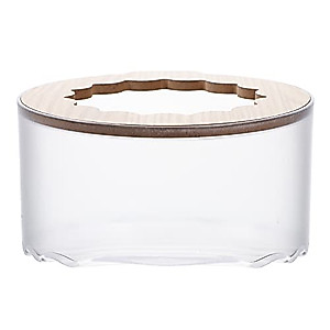LUOZZY Hamster Bathroom Hamster Sand Bath House Rat Toilet Hamster Hideout Hamster Bath Box (A)